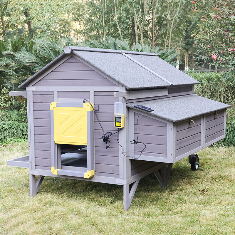 Extra Large Mobile Chicken Coop with Nesting Boxes – Aivituvin